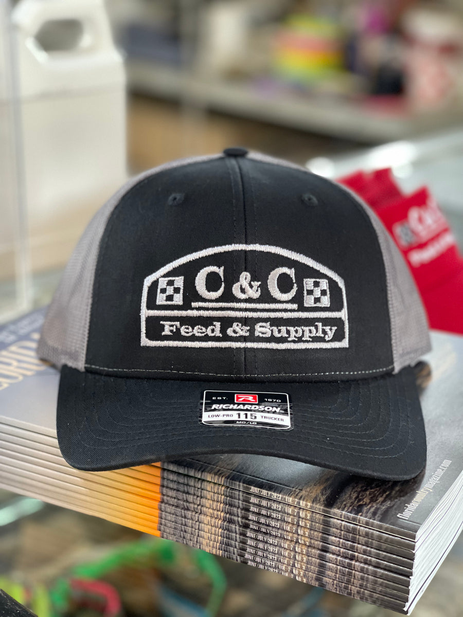 C&C Hat Black & Grey 05 – C&C Feed Store