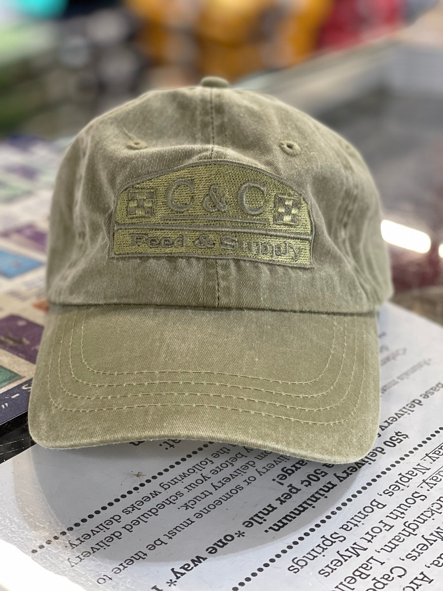 C&C Soft Top Hat Olive – C&C Feed Store