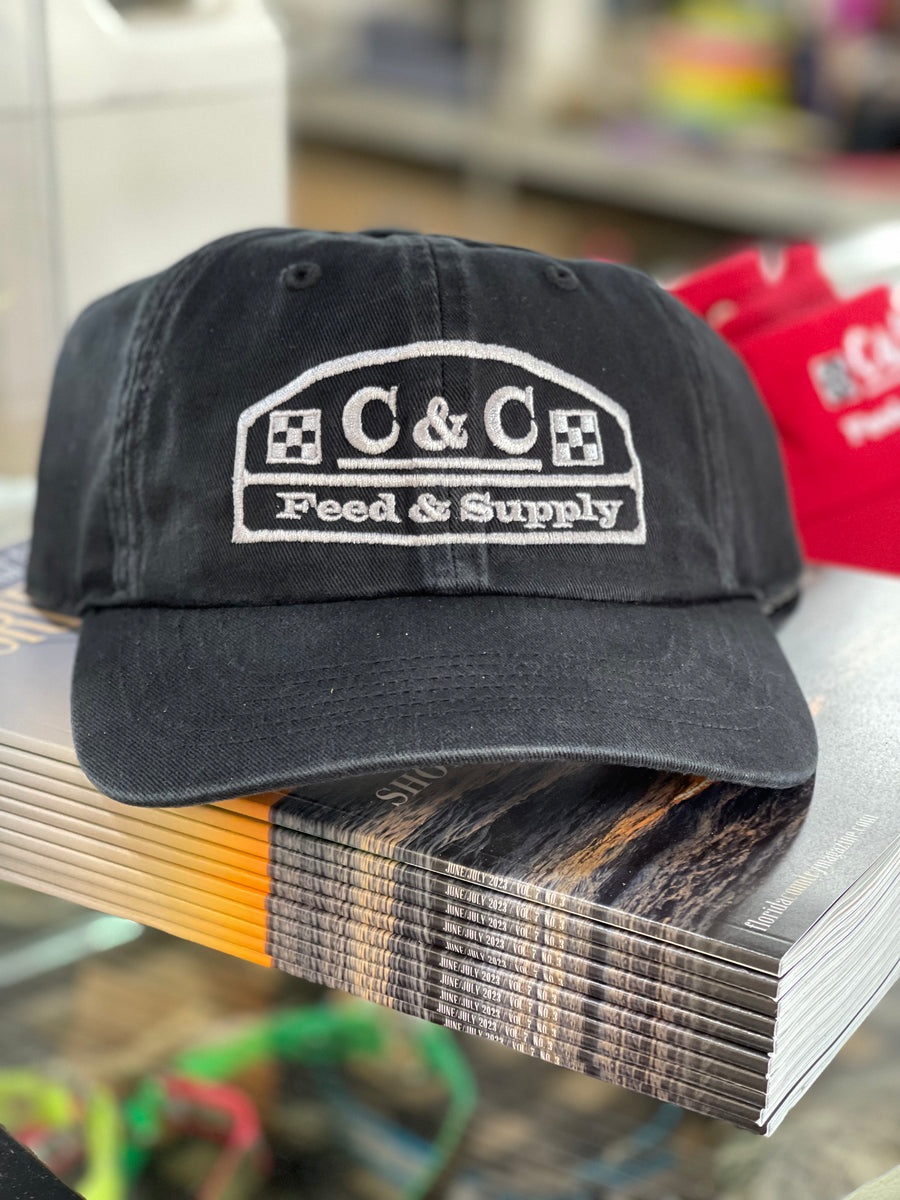 C&C Hat Black & Silver Soft Top 05 – C&C Feed Store