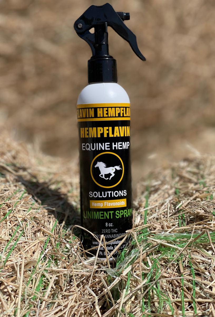 Equine Hempflavin Liniment Spray – C&C Feed Store